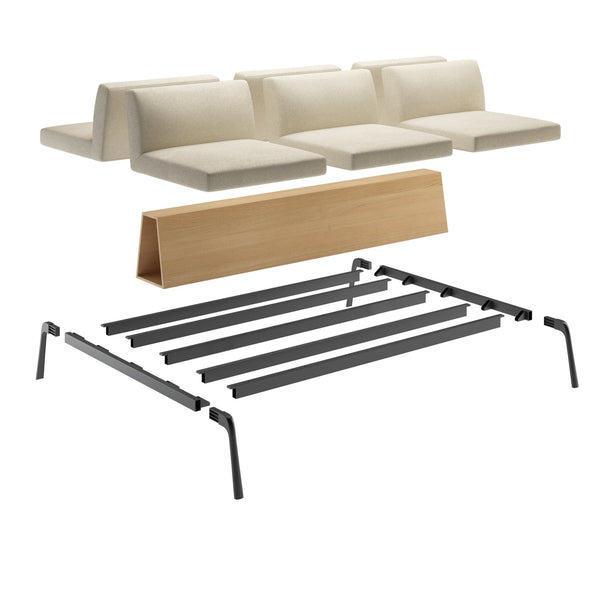 Altitude – Back to Back | Lounge Chair by ZANETI - Italian Colourful ...